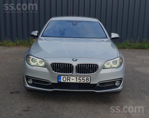 Grey BMW 520 2014 in Riga, with an engine capacity of 2.00 L and mileage of 293 thousand km for 10450 €, photo 8 on AUTOMOTO.COM.LV
