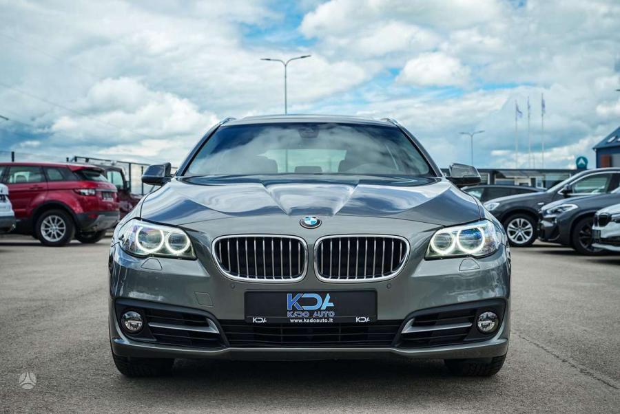 Grey BMW 520 2014 in Marijampole, with an engine capacity of 2.00 L and mileage of 334 thousand km for 10250 €, photo 4 on AUTOMOTO.COM.LV