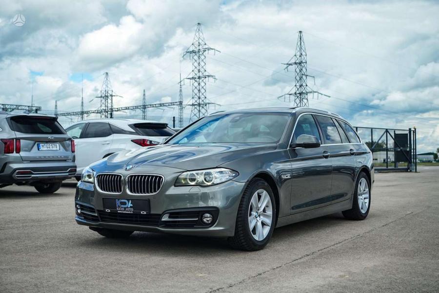 Grey BMW 520 2014 in Marijampole, with an engine capacity of 2.00 L and mileage of 334 thousand km for 10250 €, photo 6 on AUTOMOTO.COM.LV