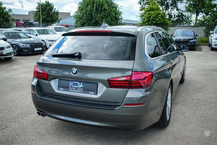 Grey BMW 520 2014 in Marijampole, with an engine capacity of 2.00 L and mileage of 334 thousand km for 10250 €, photo 12 on AUTOMOTO.COM.LV