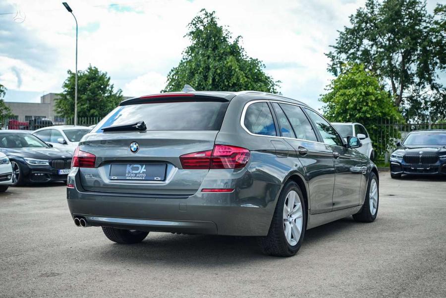 Grey BMW 520 2014 in Marijampole, with an engine capacity of 2.00 L and mileage of 334 thousand km for 10250 €, photo 13 on AUTOMOTO.COM.LV