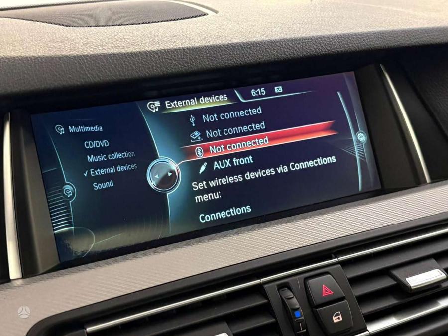 Grey BMW 520 2014 in Marijampole, with an engine capacity of 2.00 L and mileage of 281 thousand km for 11500 €, photo 5 on AUTOMOTO.COM.LV