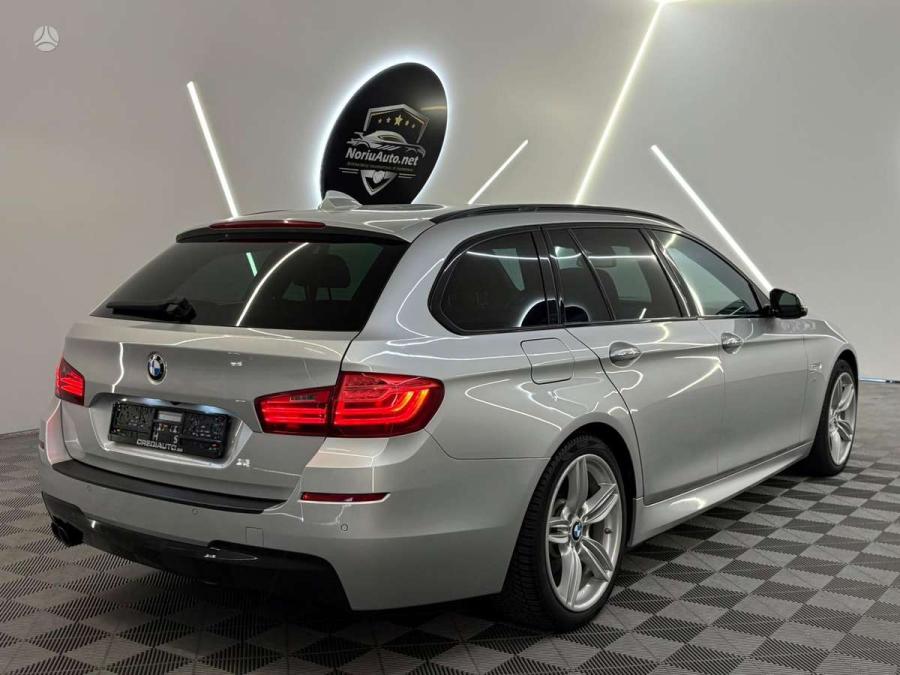Grey BMW 520 2014 in Marijampole, with an engine capacity of 2.00 L and mileage of 281 thousand km for 11500 €, photo 23 on AUTOMOTO.COM.LV
