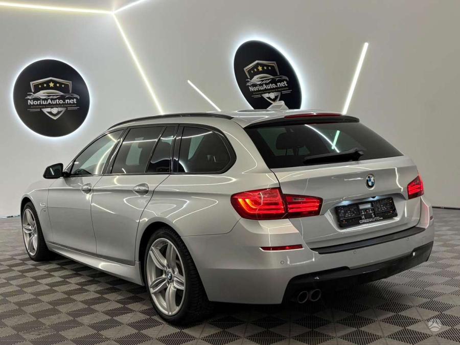 Grey BMW 520 2014 in Marijampole, with an engine capacity of 2.00 L and mileage of 281 thousand km for 11500 €, photo 26 on AUTOMOTO.COM.LV