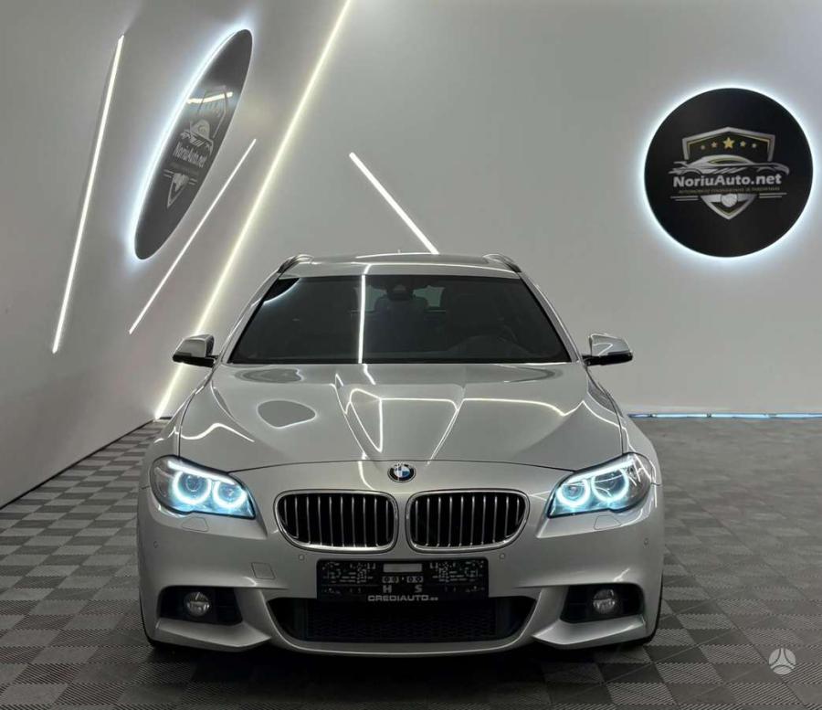 Grey BMW 520 2014 in Marijampole, with an engine capacity of 2.00 L and mileage of 281 thousand km for 11500 €, photo 27 on AUTOMOTO.COM.LV
