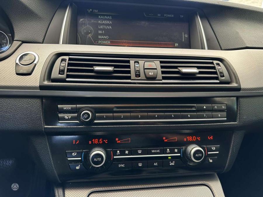 Pelēks BMW 520 2014 Kauņa, ar dzinēja tilpumu 2.00 L un nobraukumu 234 tūkst. km par 11100 €, foto 20 vietnē AUTOMOTO.COM.LV