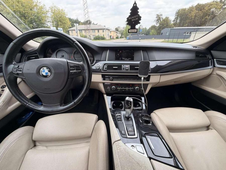 Pelēks BMW 520 2014 Kauņa, ar dzinēja tilpumu 2.00 L un nobraukumu 313 tūkst. km par 8200 €, foto 10 vietnē AUTOMOTO.COM.LV