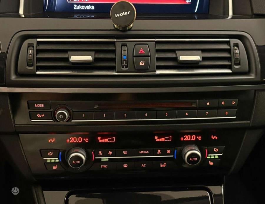 Pelēks BMW 520 2014 Marijampole, ar dzinēja tilpumu 2.00 L un nobraukumu 282 tūkst. km par 10500 €, foto 21 vietnē AUTOMOTO.COM.LV