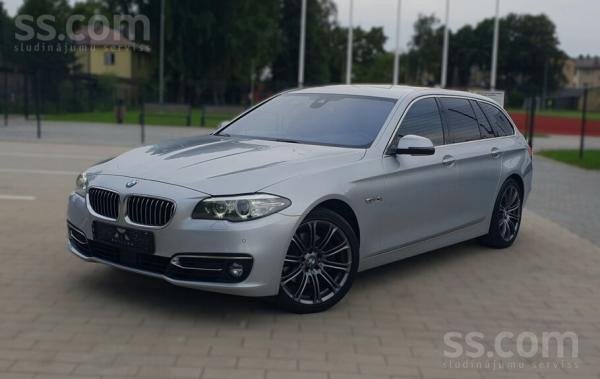 Pelēks BMW 520 2014 Rīga, ar dzinēja tilpumu 2.00 L un nobraukumu 293 tūkst. km par 9550 €, foto 1 vietnē AUTOMOTO.COM.LV