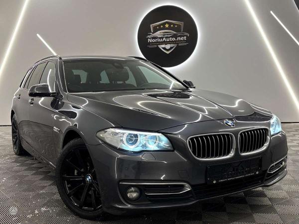 Pelēks BMW 520 2015 Marijampole, ar dzinēja tilpumu 2.00 L un nobraukumu 251 tūkst. km par 12650 €, foto 1 vietnē AUTOMOTO.COM.LV