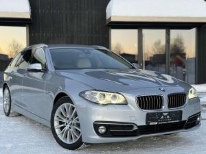 Grey BMW 520 2015 in Siauliai, with an engine capacity of 2.00 L and mileage of 290 thousand km for 12450 €, photo  on AUTOMOTO.COM.LV