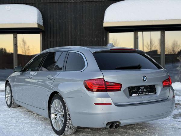 Grey BMW 520 2015 in Siauliai, with an engine capacity of 2.00 L and mileage of 290 thousand km for 12450 €, photo 9 on AUTOMOTO.COM.LV