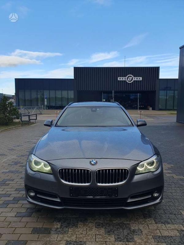 Grey BMW 520 2015 in Siauliai, with an engine capacity of 2.00 L and mileage of 300 thousand km for 11500 €, photo 1 on AUTOMOTO.COM.LV