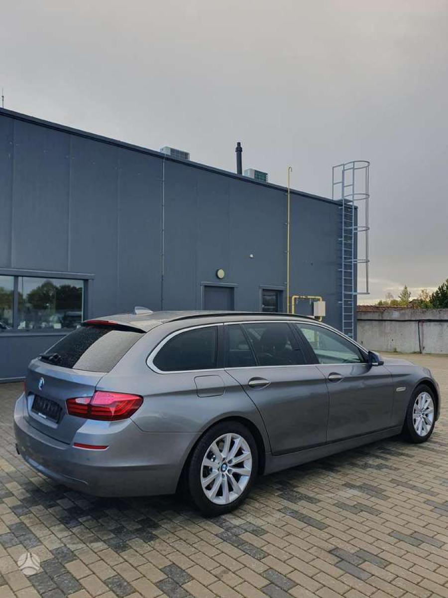 Pelēks BMW 520 2015 Šauļi, ar dzinēja tilpumu 2.00 L un nobraukumu 300 tūkst. km par 11500 €, foto 5 vietnē AUTOMOTO.COM.LV