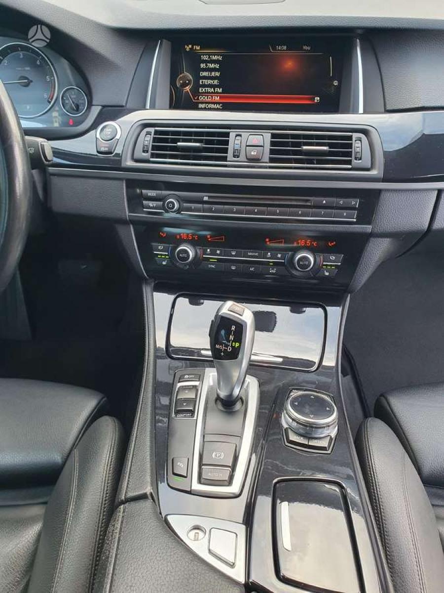 Pelēks BMW 520 2015 Šauļi, ar dzinēja tilpumu 2.00 L un nobraukumu 300 tūkst. km par 11500 €, foto 14 vietnē AUTOMOTO.COM.LV