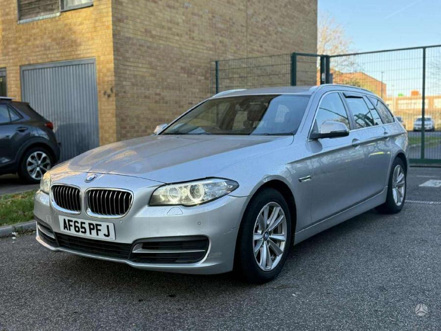 Grey BMW 520 2015 in Telschi, with an engine capacity of 2.00 L and mileage of 344 thousand km for 3200 €, photo 12 on AUTOMOTO.COM.LV