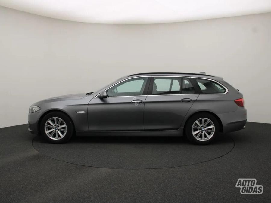 Grey BMW 520 2015 in Vilnius, with an engine capacity of 2.00 L and mileage of 209 thousand km for 12599 €, photo 7 on AUTOMOTO.COM.LV