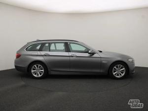 Grey BMW 520 2015 in Vilnius, with an engine capacity of 2.00 L and mileage of 209 thousand km for 12599 €, photo 10 on AUTOMOTO.COM.LV