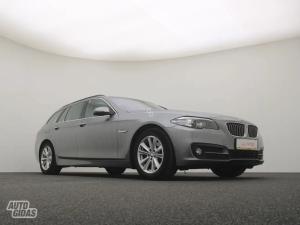 Grey BMW 520 2015 in Vilnius, with an engine capacity of 2.00 L and mileage of 209 thousand km for 12599 €, photo 12 on AUTOMOTO.COM.LV