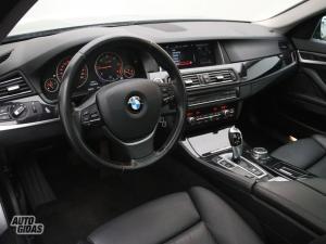 Grey BMW 520 2015 in Vilnius, with an engine capacity of 2.00 L and mileage of 209 thousand km for 12599 €, photo 17 on AUTOMOTO.COM.LV