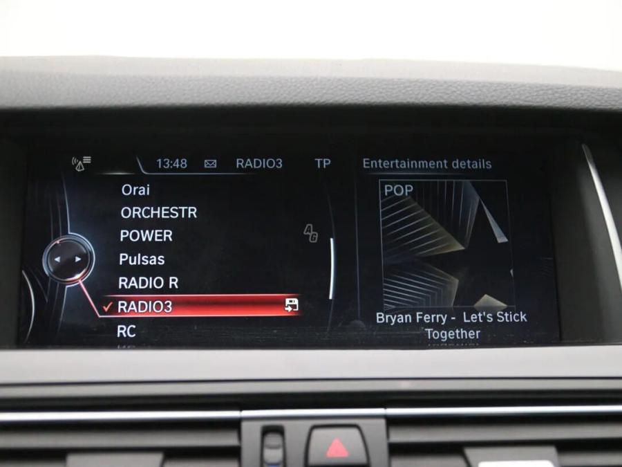 Grey BMW 520 2015 in Vilnius, with an engine capacity of 2.00 L and mileage of 209 thousand km for 12599 €, photo 23 on AUTOMOTO.COM.LV