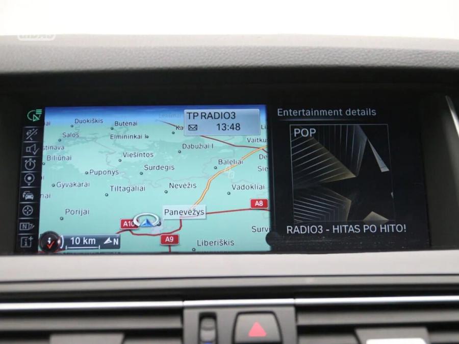 Grey BMW 520 2015 in Vilnius, with an engine capacity of 2.00 L and mileage of 209 thousand km for 12599 €, photo 25 on AUTOMOTO.COM.LV