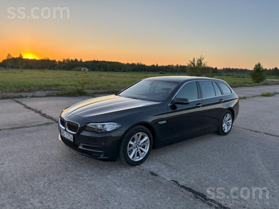 Grey BMW 520 2015 in Daugavpils, with an engine capacity of 2.00 L and mileage of 290 thousand km for 11180 €, photo 1 on AUTOMOTO.COM.LV