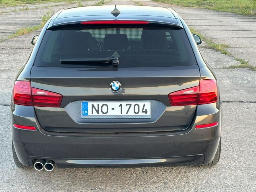 Grey BMW 520 2015 in Daugavpils, with an engine capacity of 2.00 L and mileage of 290 thousand km for 11180 €, photo 5 on AUTOMOTO.COM.LV