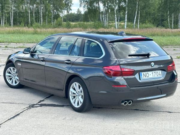 Grey BMW 520 2015 in Daugavpils, with an engine capacity of 2.00 L and mileage of 290 thousand km for 11180 €, photo 6 on AUTOMOTO.COM.LV