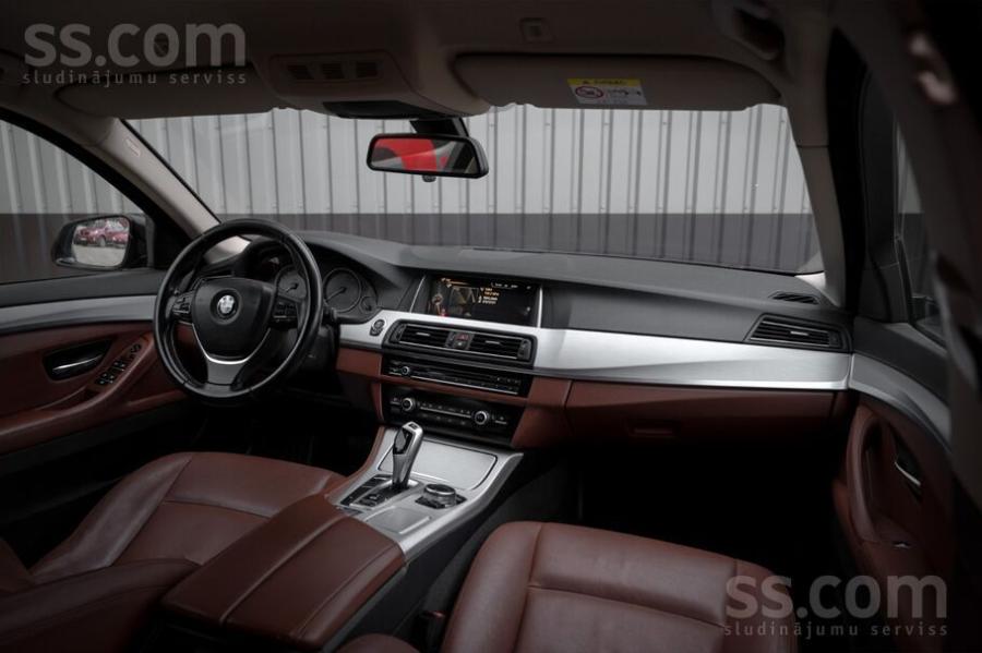 Pelēks BMW 520 2015 Tukums, ar dzinēja tilpumu 2.00 L un nobraukumu 202 tūkst. km par 12950 €, foto 9 vietnē AUTOMOTO.COM.LV