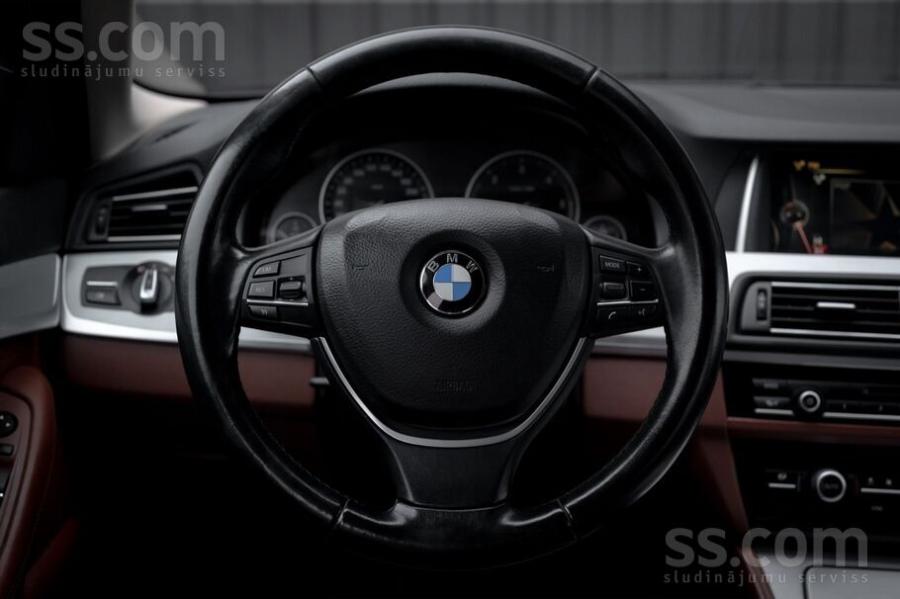Pelēks BMW 520 2015 Tukums, ar dzinēja tilpumu 2.00 L un nobraukumu 202 tūkst. km par 12950 €, foto 19 vietnē AUTOMOTO.COM.LV