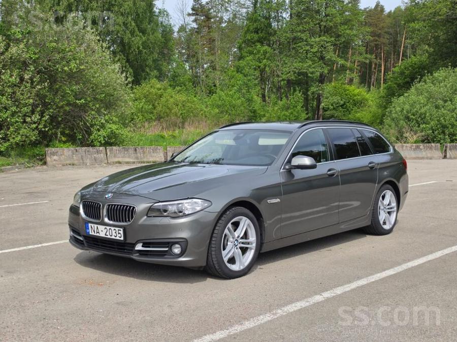 Grey BMW 520 2015 in Riga, with an engine capacity of 2.00 L and mileage of 276 thousand km for 10700 €, photo 4 on AUTOMOTO.COM.LV