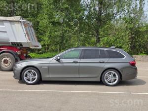 Grey BMW 520 2015 in Riga, with an engine capacity of 2.00 L and mileage of 276 thousand km for 10700 €, photo 8 on AUTOMOTO.COM.LV