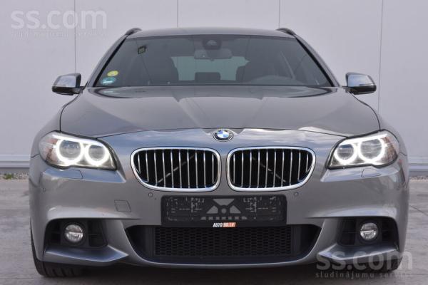 Grey BMW 520 2015 in Riga, with an engine capacity of 2.00 L and mileage of 275 thousand km for 12950 €, photo 2 on AUTOMOTO.COM.LV