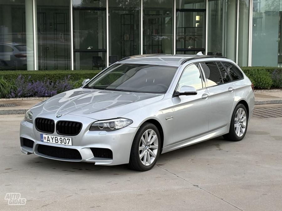 Grey BMW 520 2015 in Vilnius, with an engine capacity of 2.00 L and mileage of 182 thousand km for 9800 €, photo 1 on AUTOMOTO.COM.LV