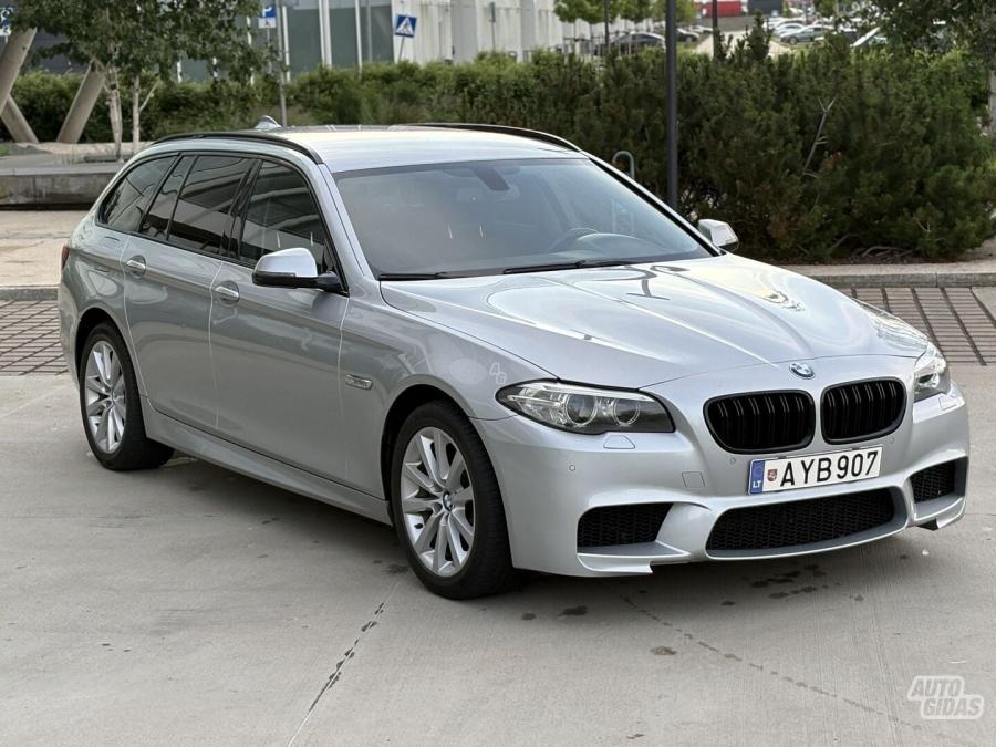 Grey BMW 520 2015 in Vilnius, with an engine capacity of 2.00 L and mileage of 182 thousand km for 9800 €, photo 4 on AUTOMOTO.COM.LV