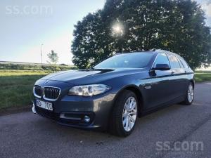 Grey BMW 520 2015 in Daugavpils, with an engine capacity of 2.00 L and mileage of 290 thousand km for 9850 €, photo 14 on AUTOMOTO.COM.LV