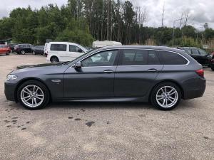 Grey BMW 520 2015 in Utena, with an engine capacity of 2.00 L and mileage of 247 thousand km for 13400 €, photo 5 on AUTOMOTO.COM.LV