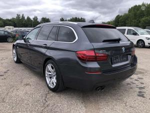 Grey BMW 520 2015 in Utena, with an engine capacity of 2.00 L and mileage of 247 thousand km for 13400 €, photo 6 on AUTOMOTO.COM.LV