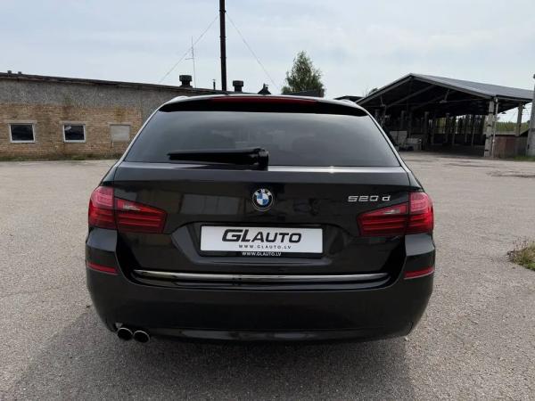 Grey BMW 520 2015 in Tukums, with an engine capacity of 2.00 L and mileage of 257 thousand km for 10990 €, photo 4 on AUTOMOTO.COM.LV