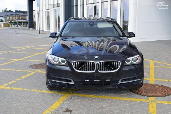Grey BMW 520 2015 in Vilnius, with an engine capacity of 2.00 L and mileage of 249 thousand km for 10200 €, photo 2 on AUTOMOTO.COM.LV