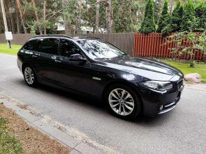 Pelēks BMW 520 2015 Viļņa, ar dzinēja tilpumu 2.00 L un nobraukumu 260 tūkst. km par 8800 €, foto  vietnē AUTOMOTO.COM.LV