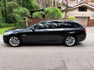 Grey BMW 520 2015 in Vilnius, with an engine capacity of 2.00 L and mileage of 260 thousand km for 8800 €, photo 4 on AUTOMOTO.COM.LV