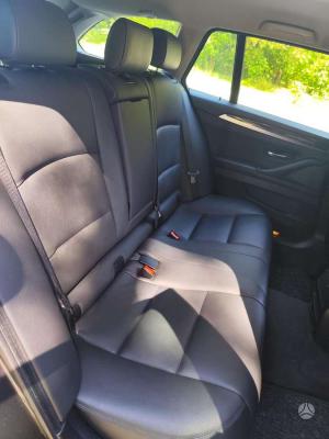 Grey BMW 520 2015 in Vilnius, with an engine capacity of 2.00 L and mileage of 260 thousand km for 8800 €, photo 12 on AUTOMOTO.COM.LV