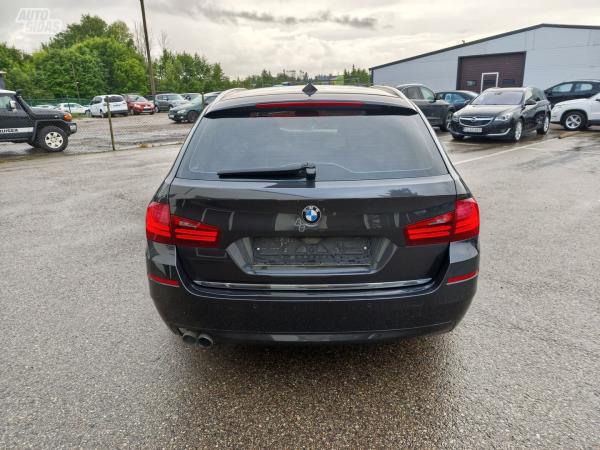 Grey BMW 520 2015 in Utena, with an engine capacity of 2.00 L and mileage of 293 thousand km for 9590 €, photo 3 on AUTOMOTO.COM.LV