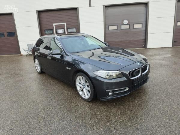 Grey BMW 520 2015 in Utena, with an engine capacity of 2.00 L and mileage of 293 thousand km for 9590 €, photo 8 on AUTOMOTO.COM.LV