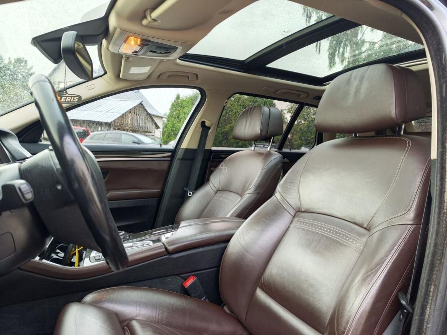 Pelēks BMW 520 2015 Utena, ar dzinēja tilpumu 2.00 L un nobraukumu 293 tūkst. km par 9590 €, foto 11 vietnē AUTOMOTO.COM.LV