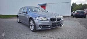 Pelēks BMW 520 2015 Utena, ar dzinēja tilpumu 2.00 L un nobraukumu 323 tūkst. km par 7650 €, foto  vietnē AUTOMOTO.COM.LV
