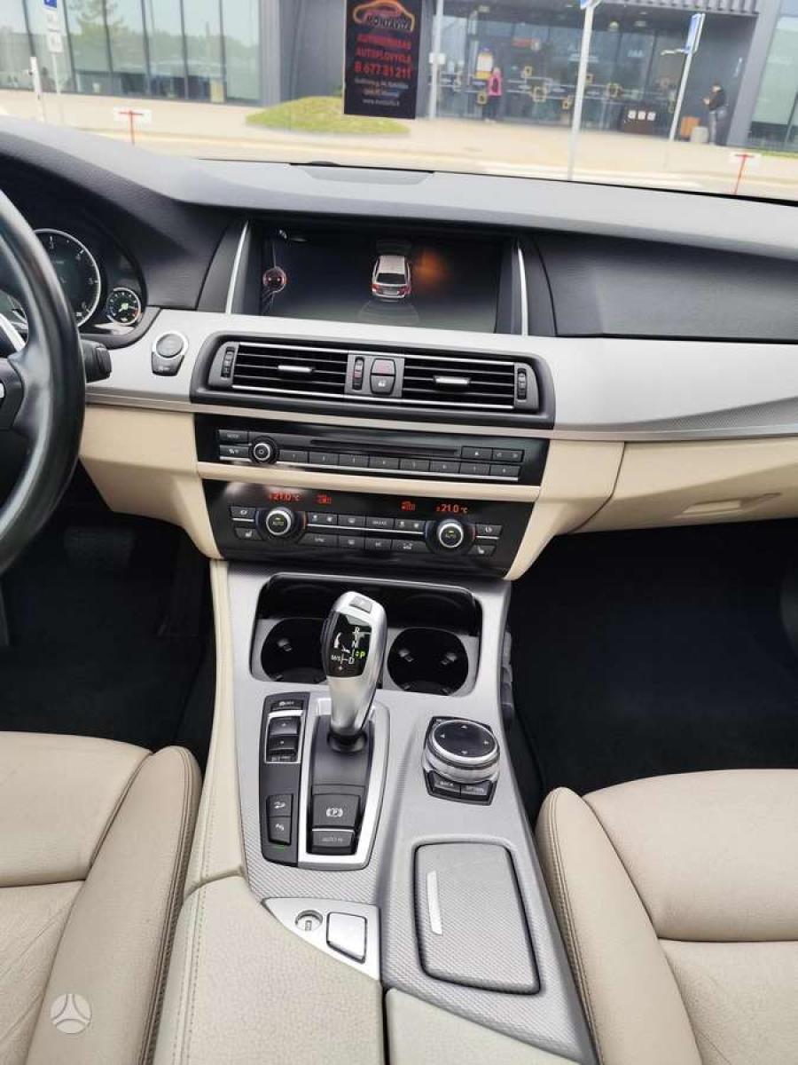 Pelēks BMW 520 2015 Šauļi, ar dzinēja tilpumu 2.00 L un nobraukumu 277 tūkst. km par 13100 €, foto 10 vietnē AUTOMOTO.COM.LV