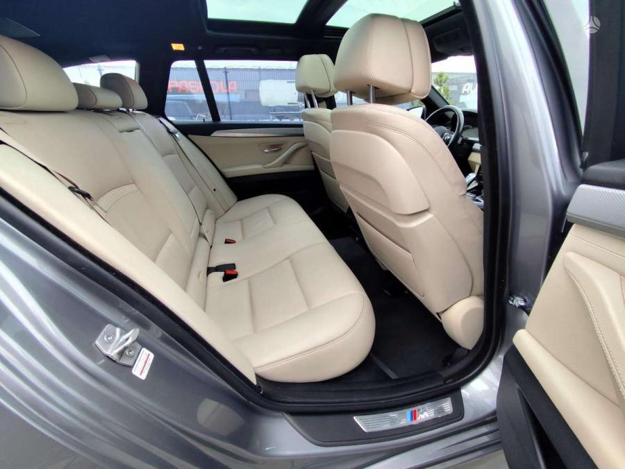 Pelēks BMW 520 2015 Šauļi, ar dzinēja tilpumu 2.00 L un nobraukumu 277 tūkst. km par 13100 €, foto 17 vietnē AUTOMOTO.COM.LV